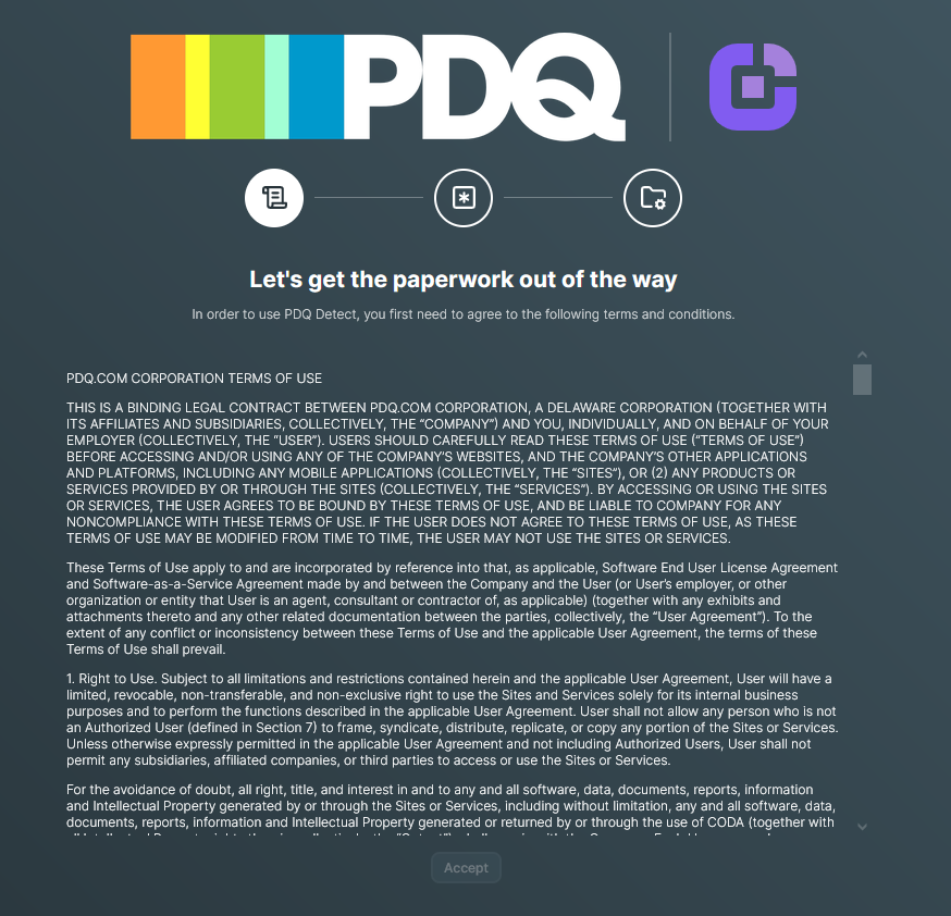 Starting a Trial of PDQ Detect – PDQ Detect Help Center